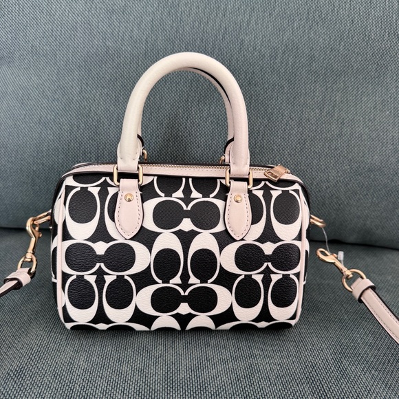 Coach | Bags | Nwt Coach Mini Rowan Crossbody In Signature Canvas Co96 | Poshmark